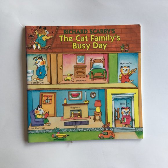 Office | Richard Scarrys The Cat Familys Busy Day 1992 | Poshmark